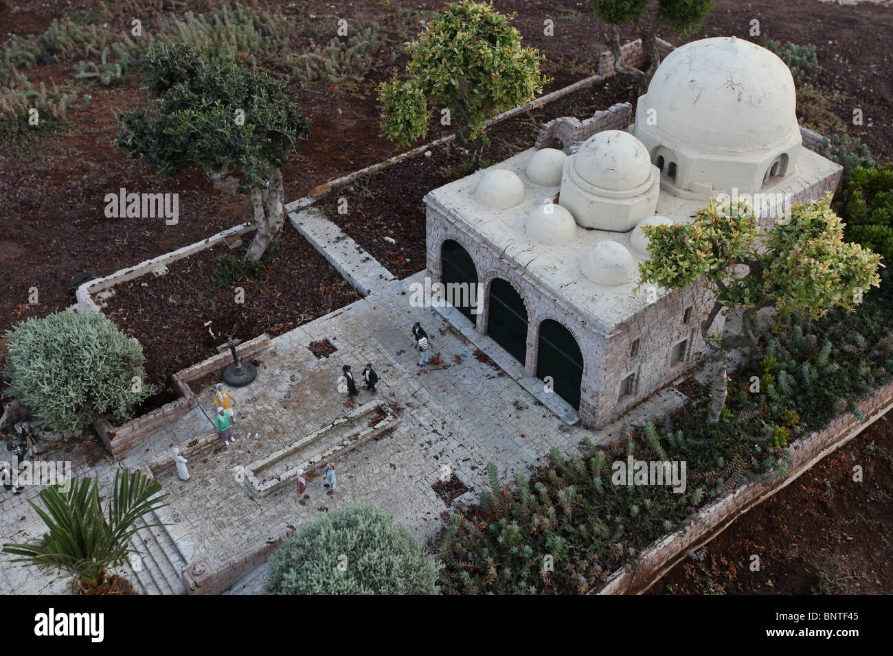 Miniature replica of Israels landmark displayed in Mini Israel a ...
