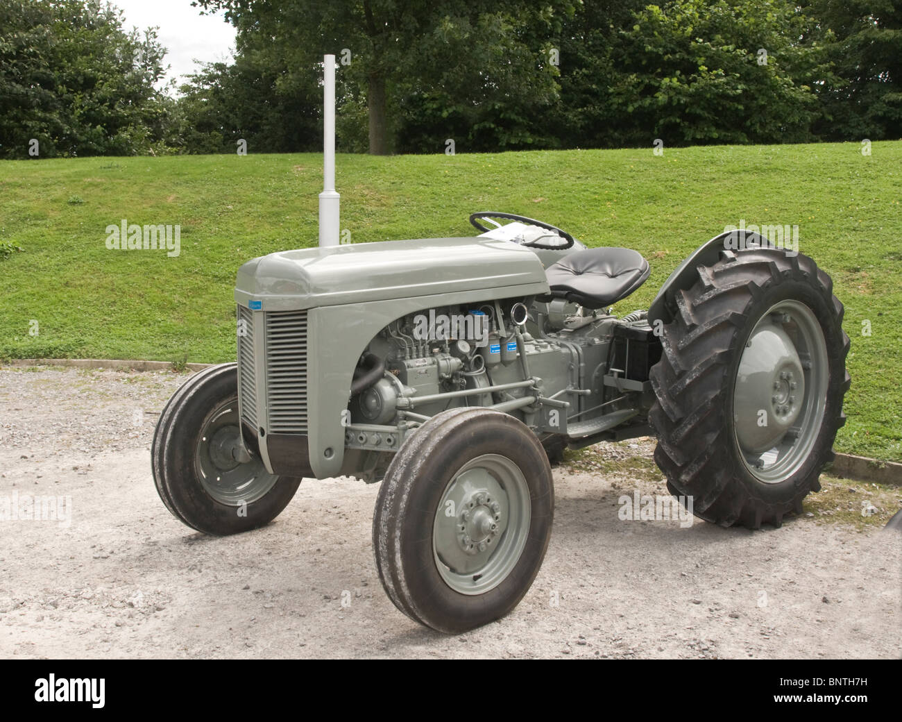 Grey Ferguson Tractor at a rally in Yorkshire Stock Photo - Alamy