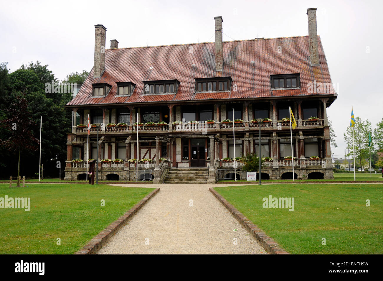 Passendale memorial museum at Zonnebeke, Belgium Stock Photo - Alamy