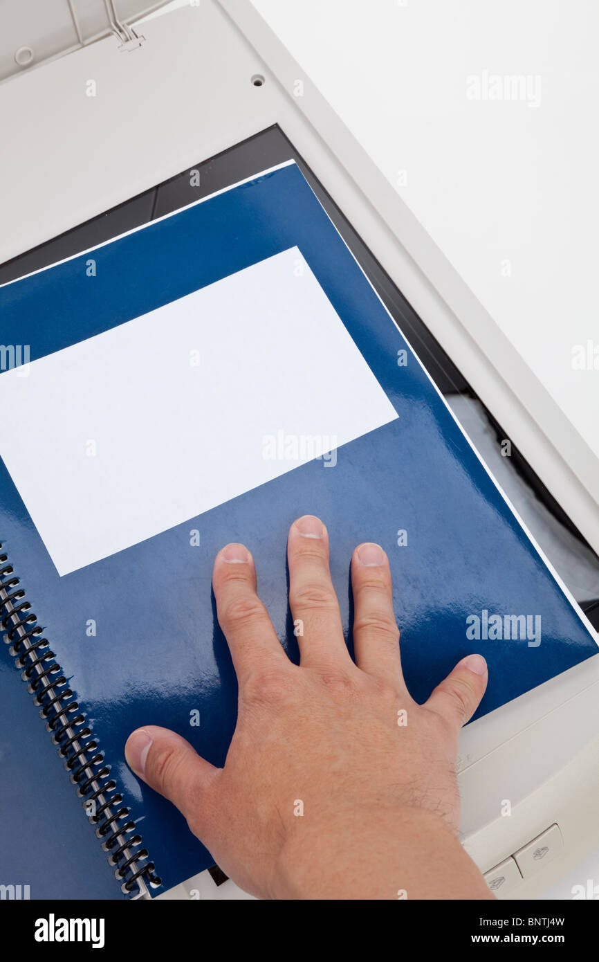 Scanner close up shot, business concept Stock Photo - Alamy