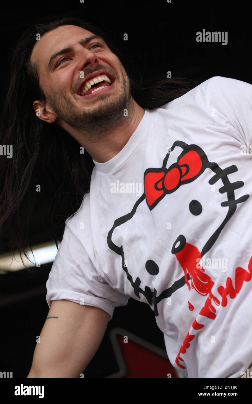 Andrew WK @ 2010 Vans Warped Tour Stock Photo - Alamy