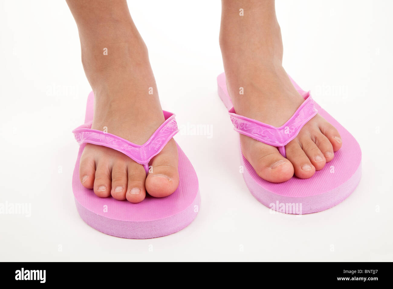 Feet flip flop hi-res stock photography and images - Alamy