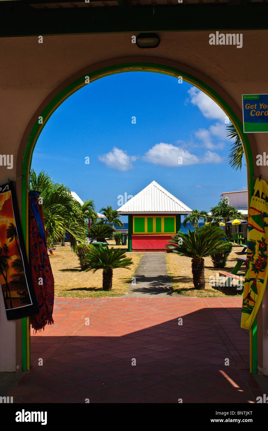 Souvenirs at Grand Anse Craft & Spice Market, Grenada Stock Photo - Alamy