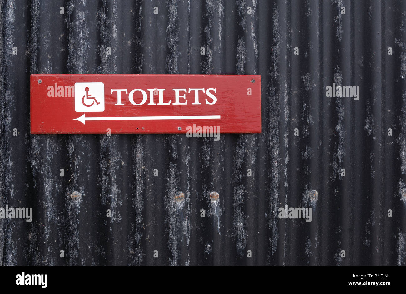 Toilets Sign - John Gollop Stock Photo - Alamy