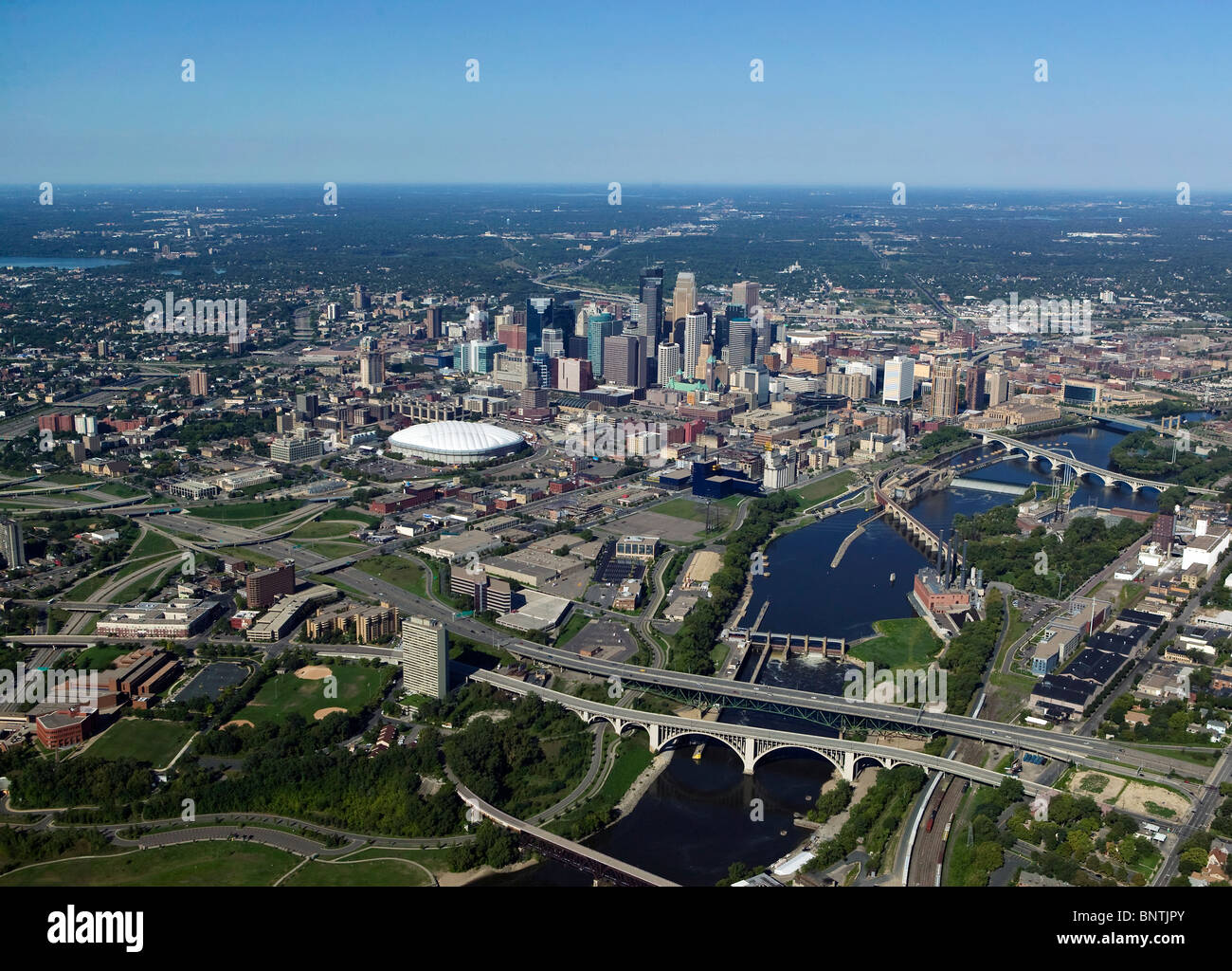 aerial view above Mississippi river skyline Minneapolis Minnesota Stock ... aerial view above Mississippi river skyline Minneapolis Minnesota Stock ...