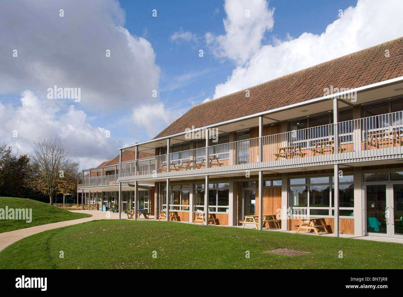 Burnham Copse Primary School Stock Photo - Alamy