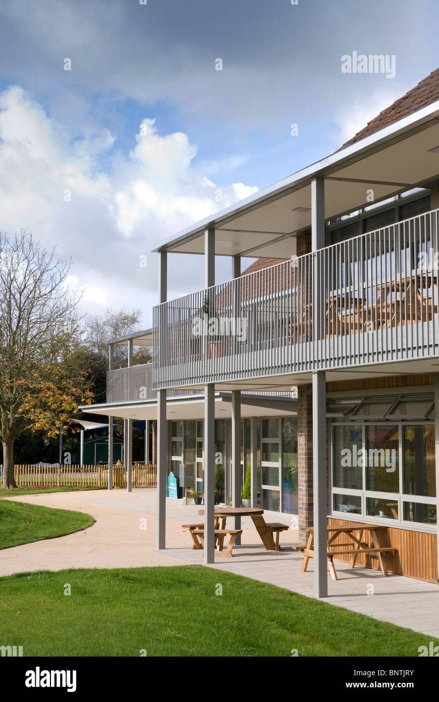 Burnham Copse Primary School Stock Photo - Alamy