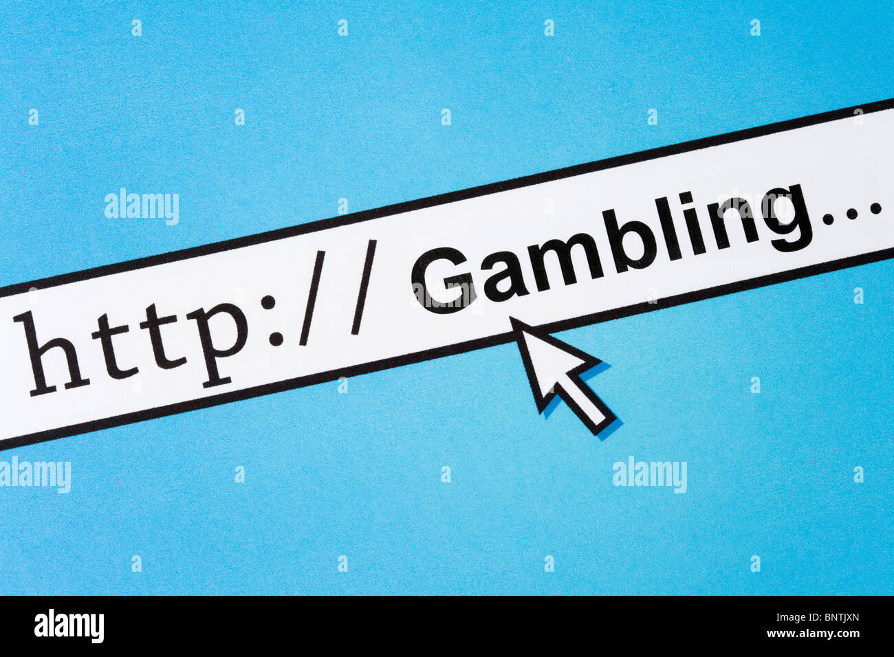 Computer Screen, concept of online gambling Stock Photo - Alamy