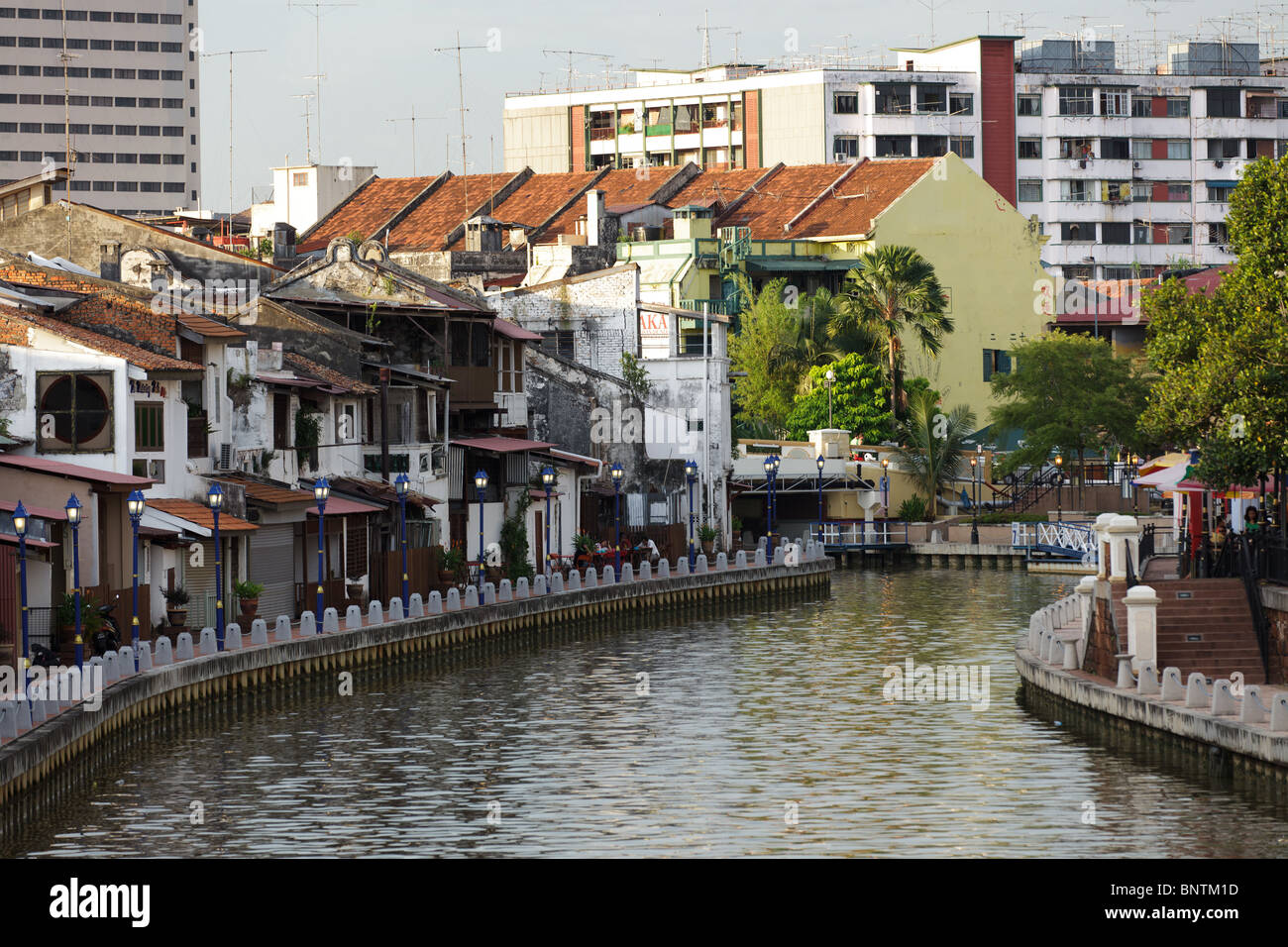 view on Malacca port in Malaysia Stock Photo - Alamy