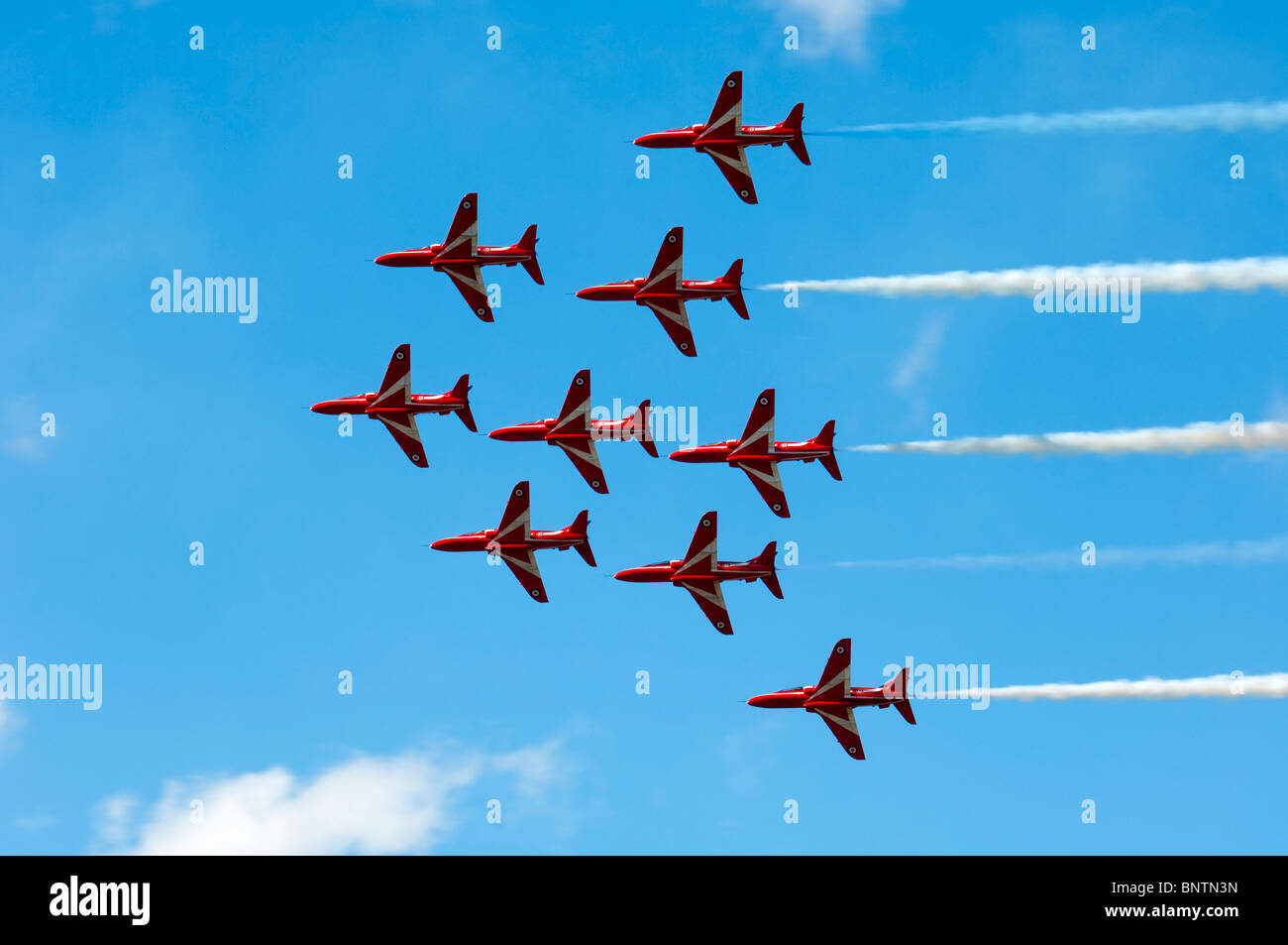 The Royal Air Force display team 'The Red Arrows' Stock Photo - Alamy