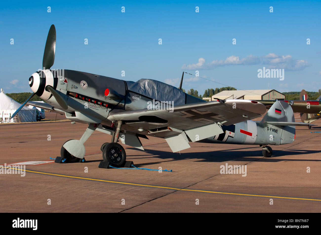Messerschmitt Bf109G-4 of the EADS Heritage Flight Stock Photo - Alamy