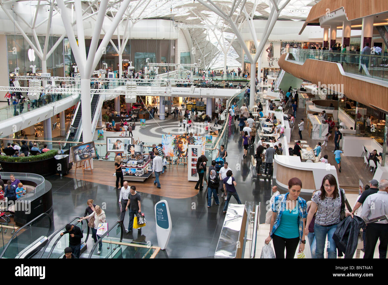 Westfield london atrium hi-res stock photography and images - Alamy