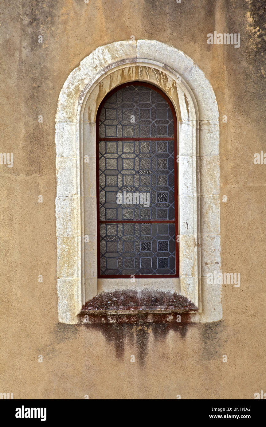 Medieval Church Window of Old World Europe Stock Photo - Alamy