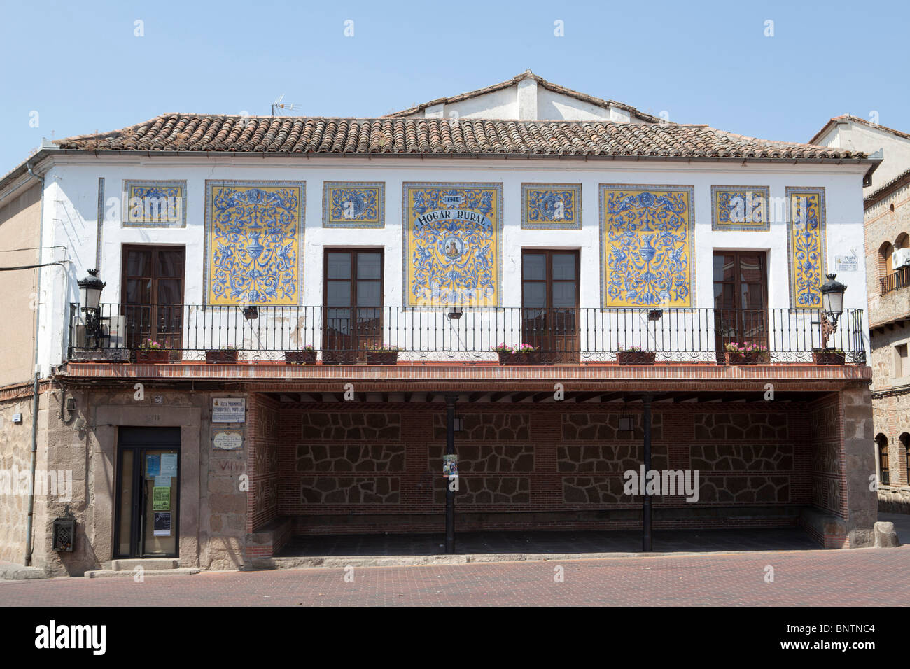 Oropesa Toledo Spain library architecture old culture village typical ...