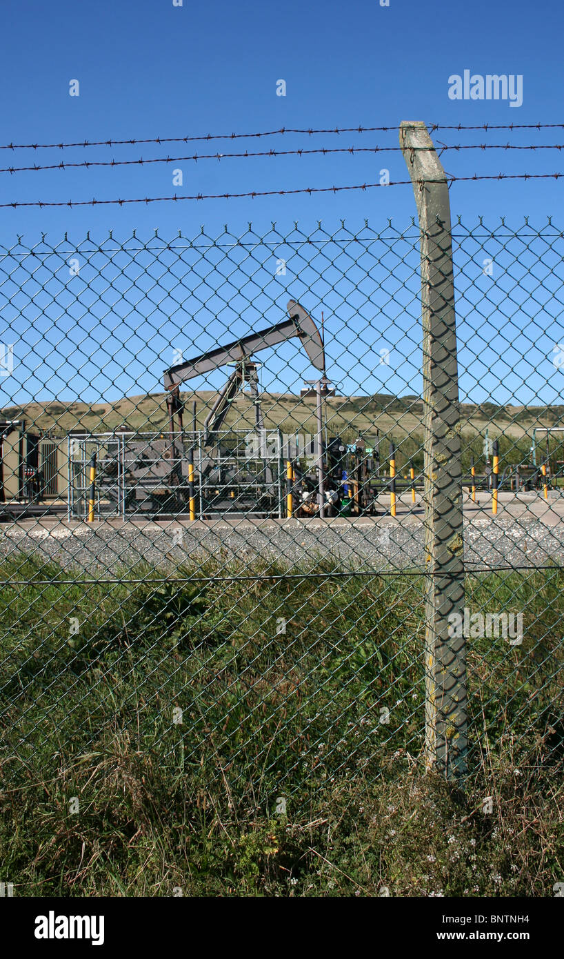 The Worlds Oldest Nodding Donkey on the South Dorset Coast Stock Photo ...