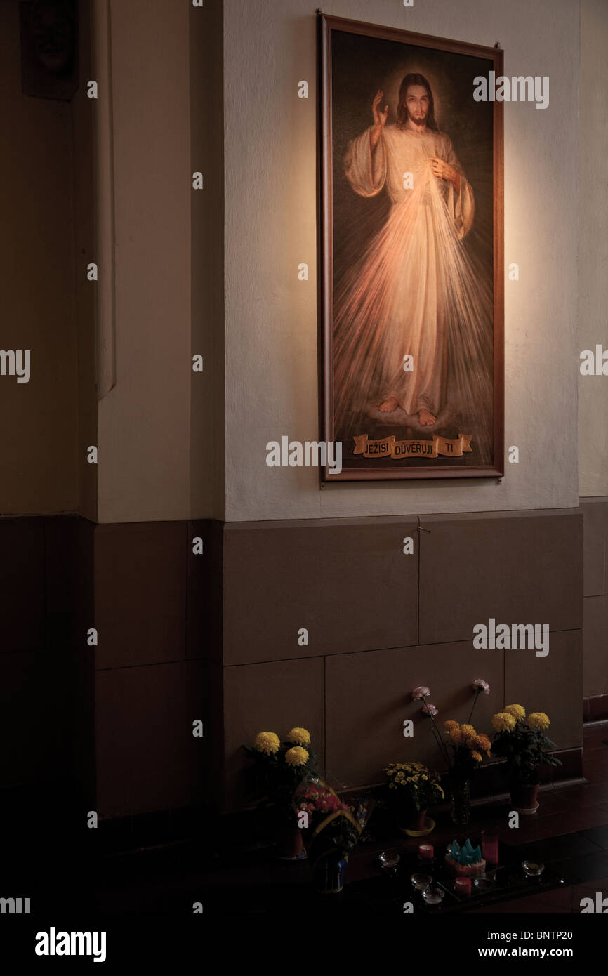 Glowing portrait of Christ Stock Photo - Alamy