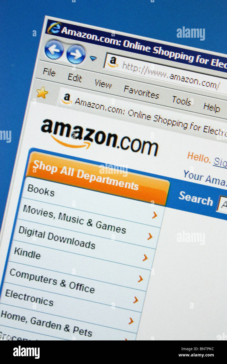 Amazon com online shopping hi-res stock photography and images - Alamy