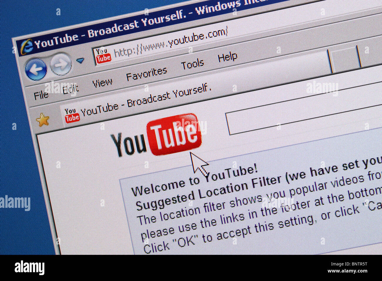 youtube online video Stock Photo - Alamy