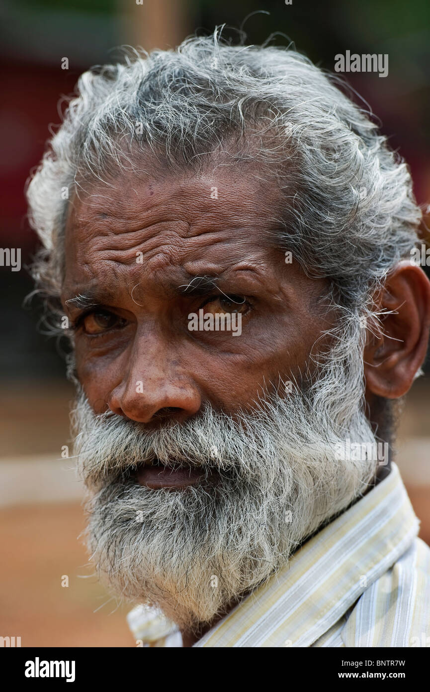 India Kerala Thrissur Indian man portrait Stock Photo - Alamy