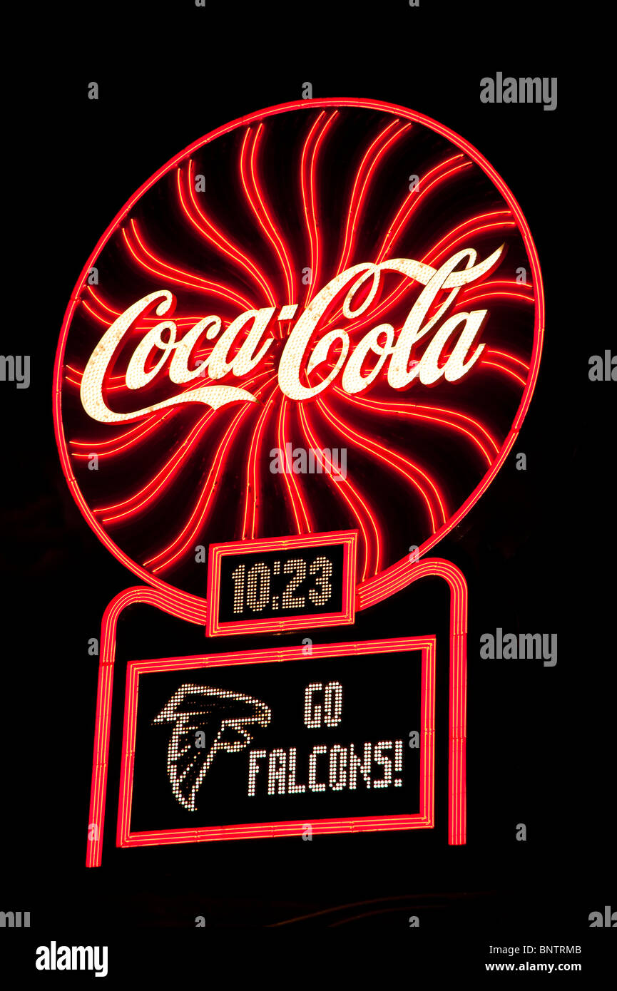 Neon coca cola sign hi-res stock photography and images - Alamy