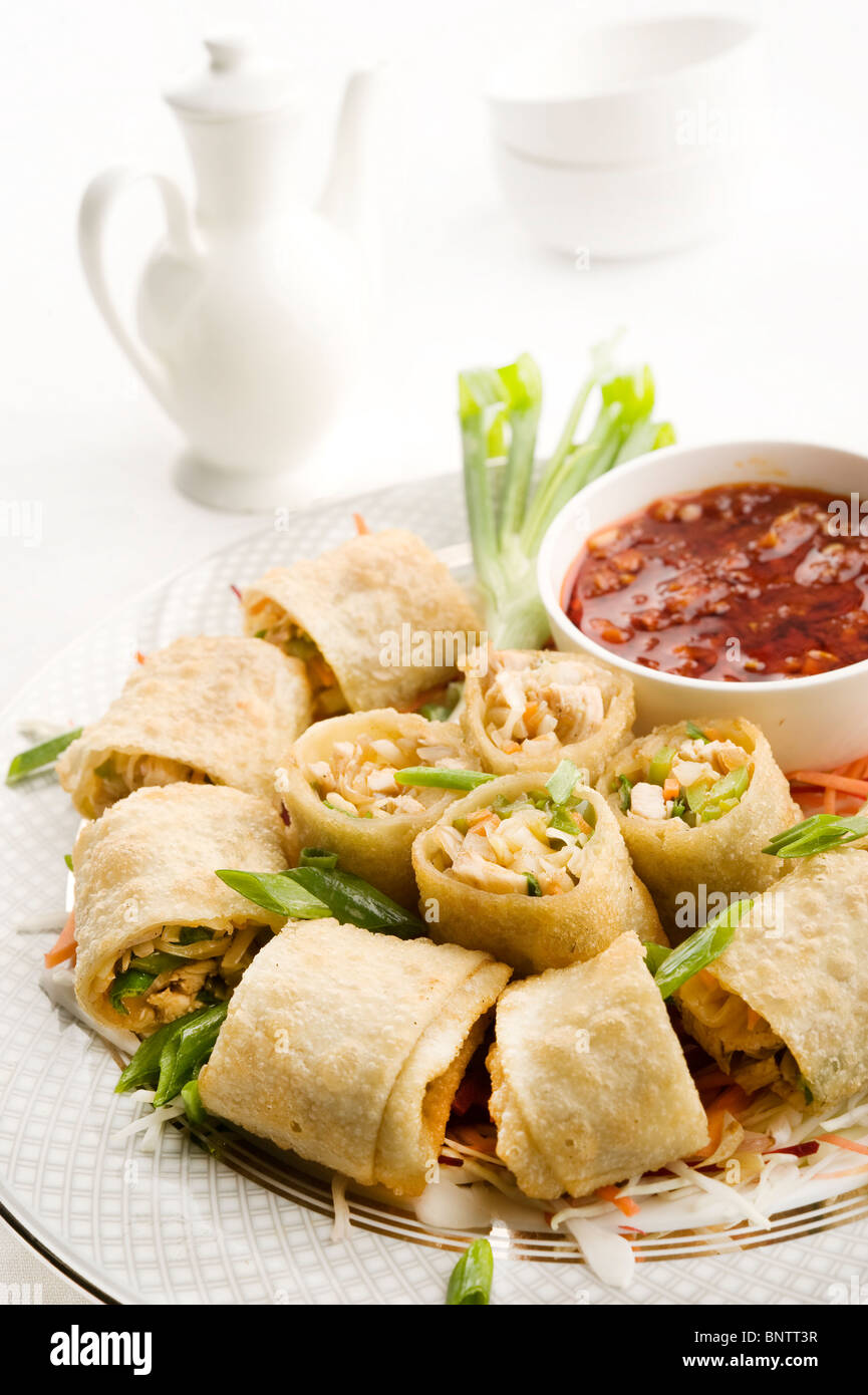 Schezwan roll hi-res stock photography and images - Alamy