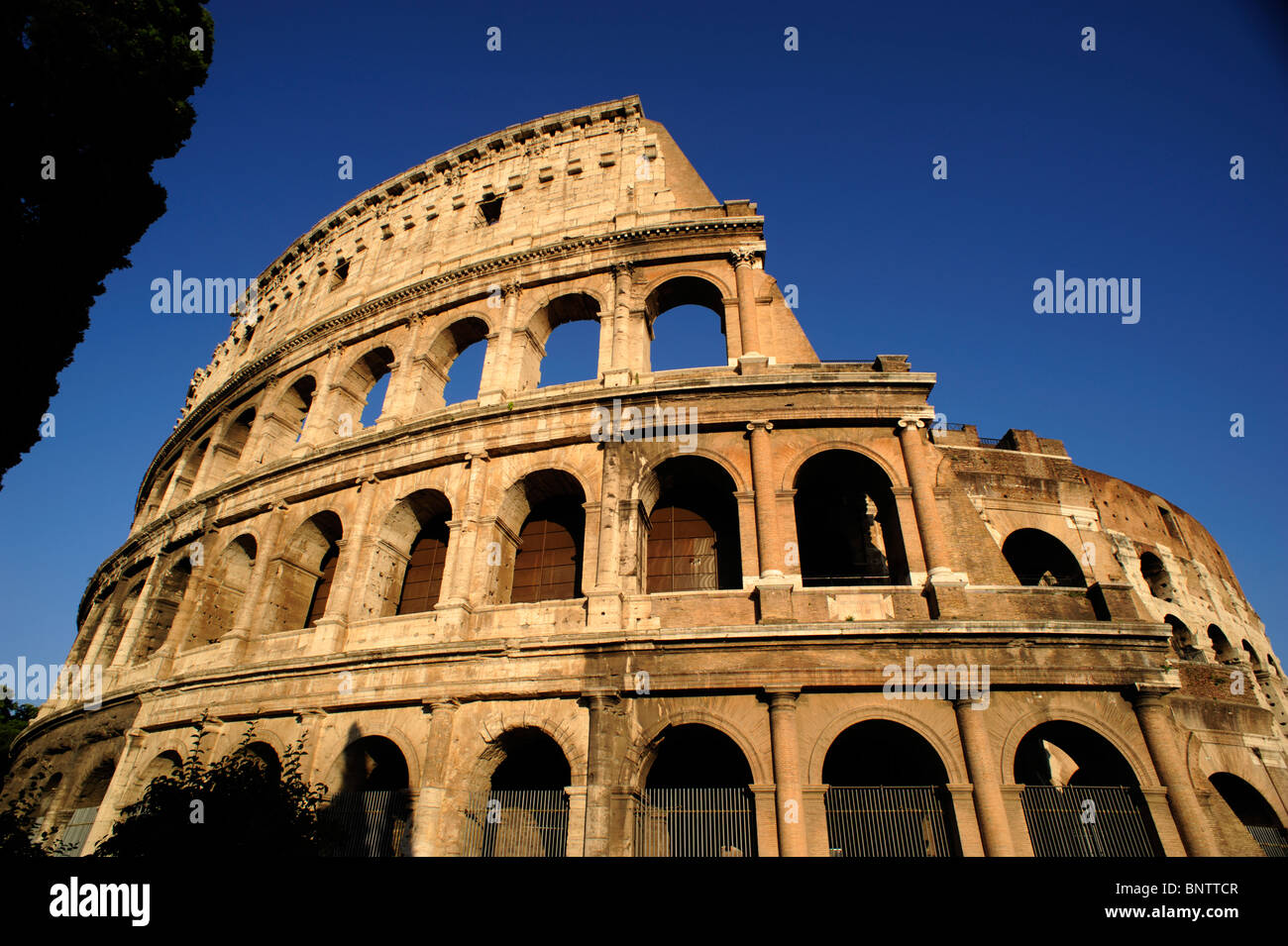 Colosseum rome low angle hi-res stock photography and images - Alamy