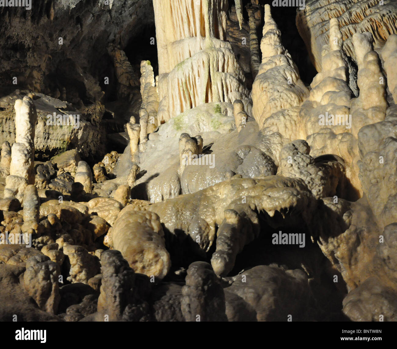 Puffy looking chalk and limestone rocks Stock Photo - Alamy