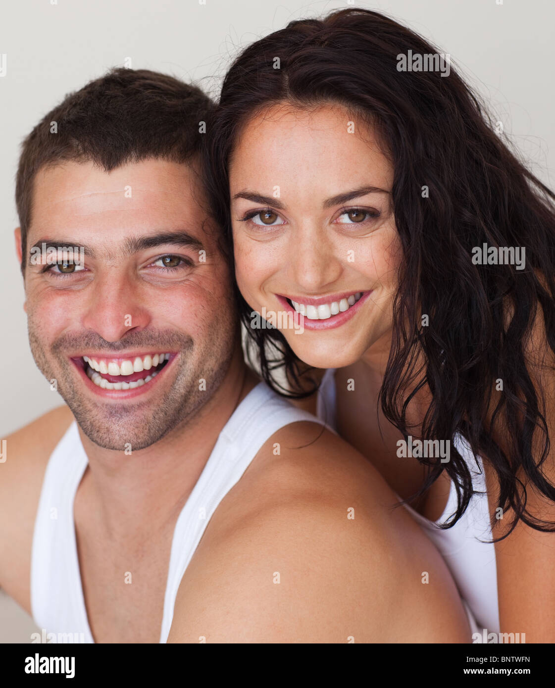 Portrait of a beautiful couple Stock Photo - Alamy