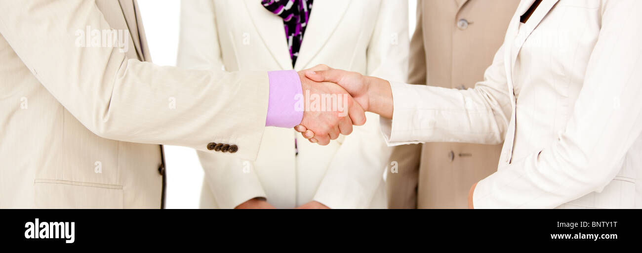 Shaking hand gesture multi hi-res stock photography and images - Alamy