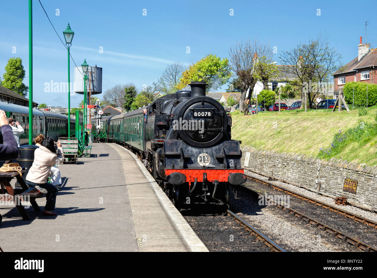 Swanage railway Dorset England uk Stock Photo - Alamy