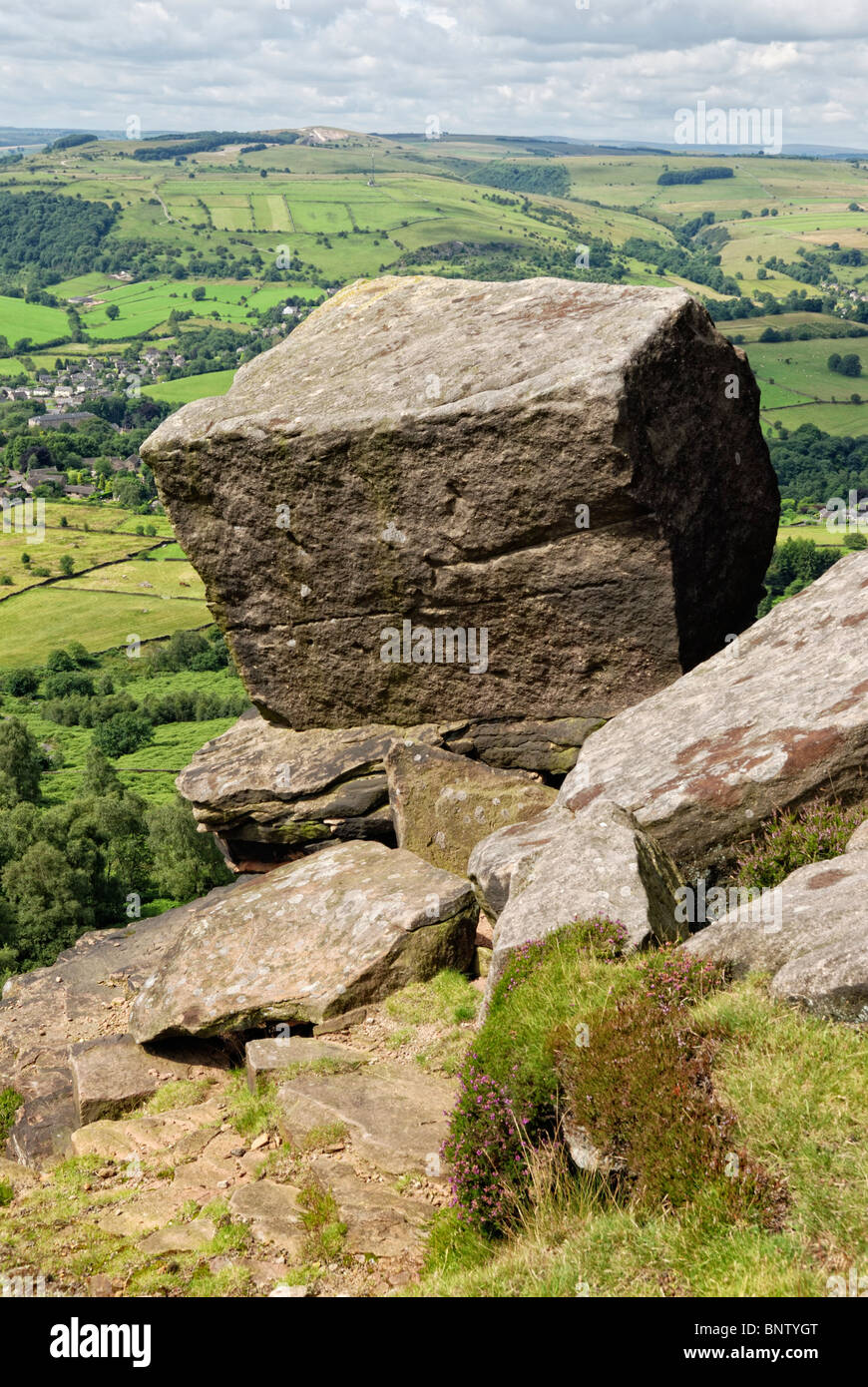 Curbar edge Derbyshire England uk Stock Photo - Alamy