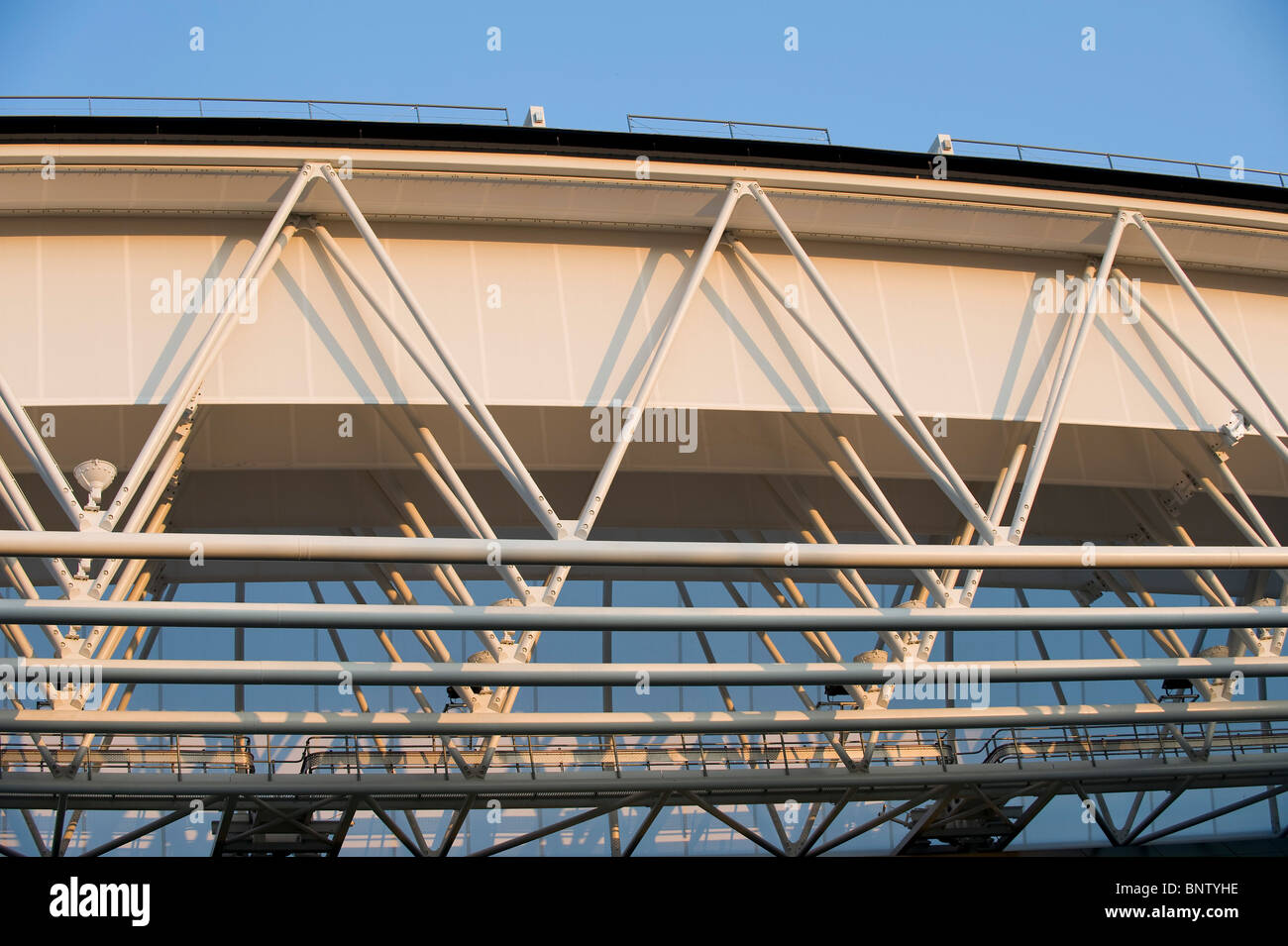 Centre Court roof detail during the Wimbledon Tennis Championships 2010 ...