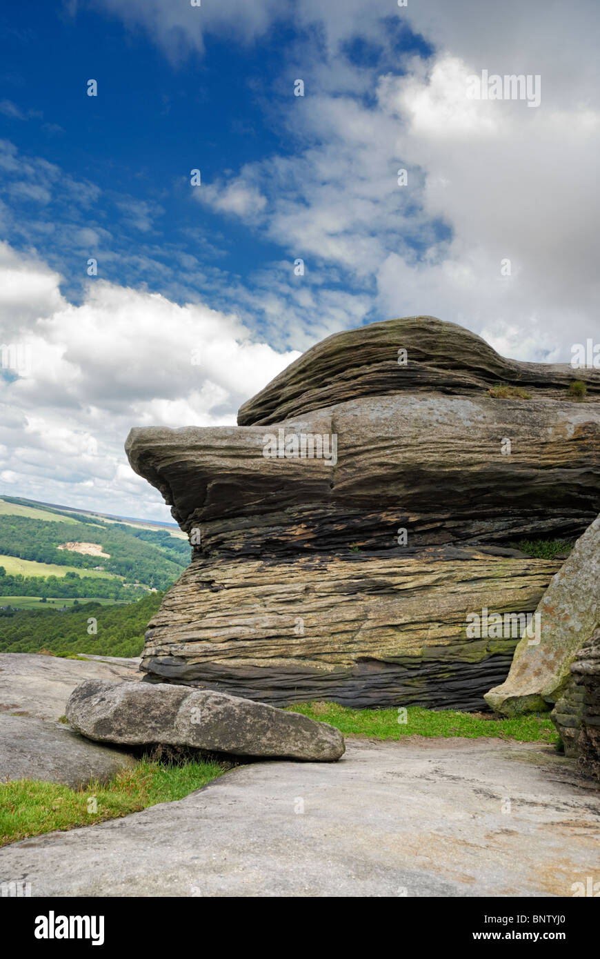 Curbar edge Derbyshire England uk Stock Photo - Alamy