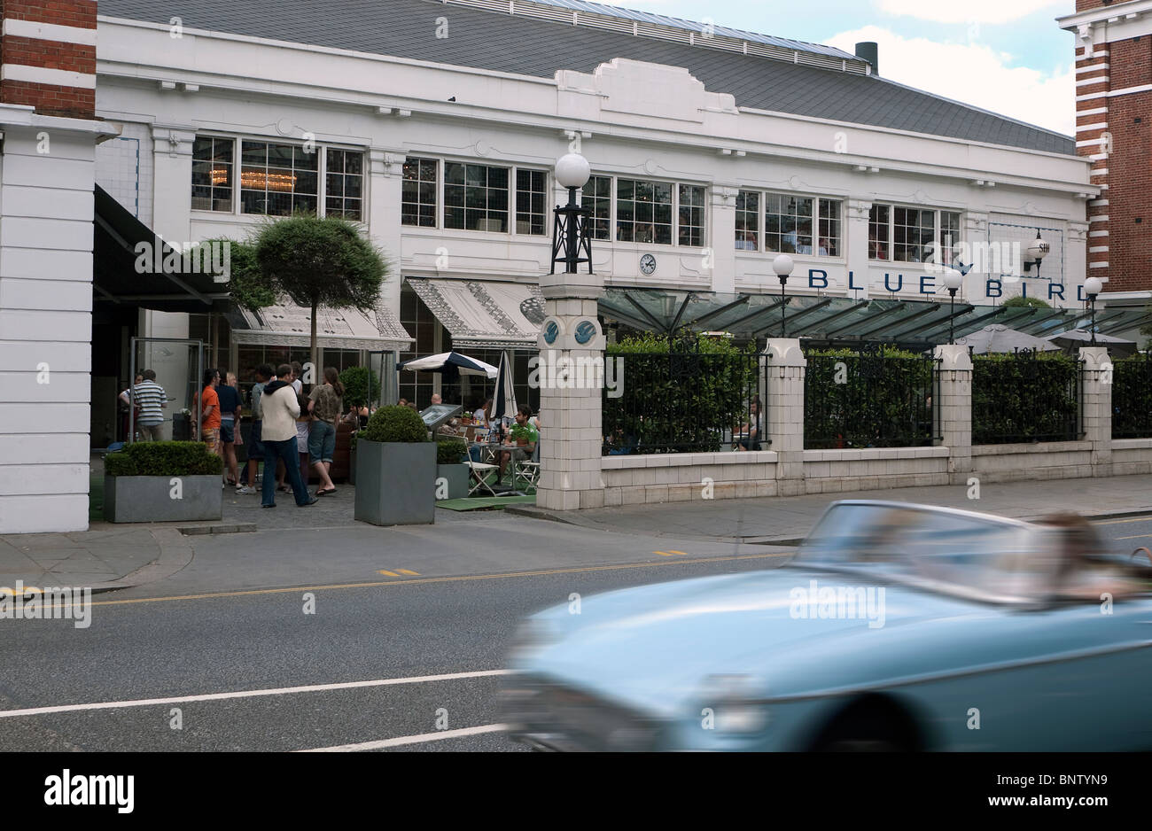 Blue Bird cafe London Stock Photo - Alamy