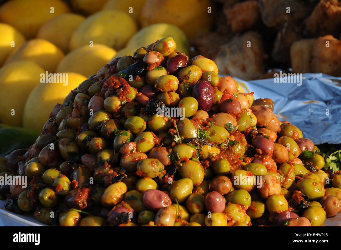 OLIVES IN MOROCCO Stock Photo - Alamy
