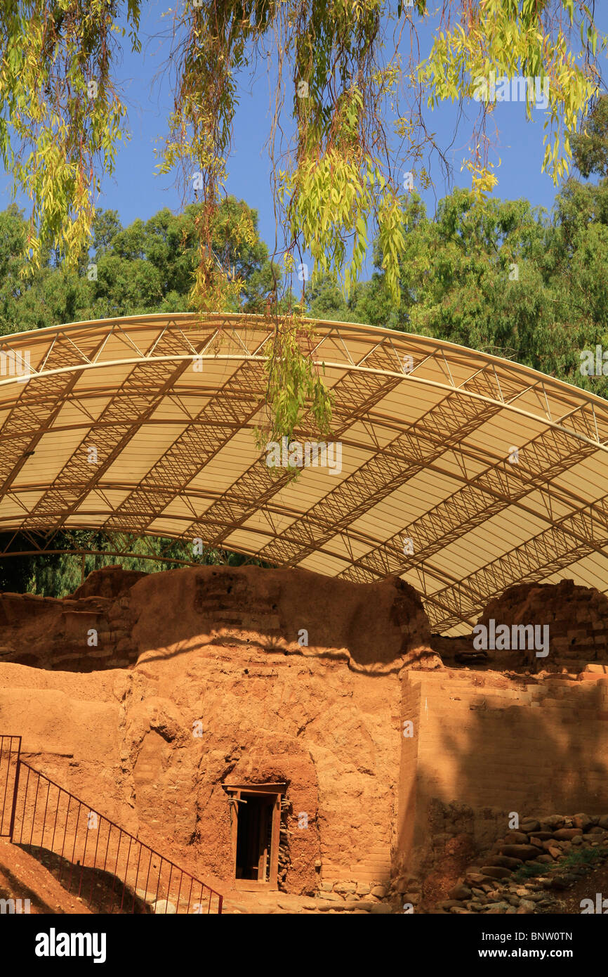 Israel, Upper Galilee, the Canaanite Gate in Tel Dan Stock Photo - Alamy