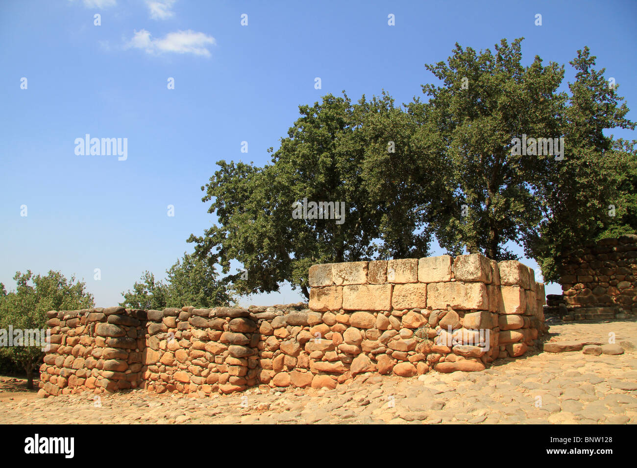 Israel, Upper Galilee, the Israelite Gate in Tel Dan Stock Photo - Alamy