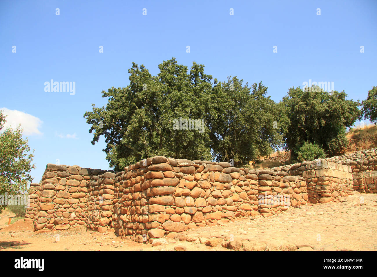 Israel, Upper Galilee, the Israelite Gate in Tel Dan Stock Photo - Alamy