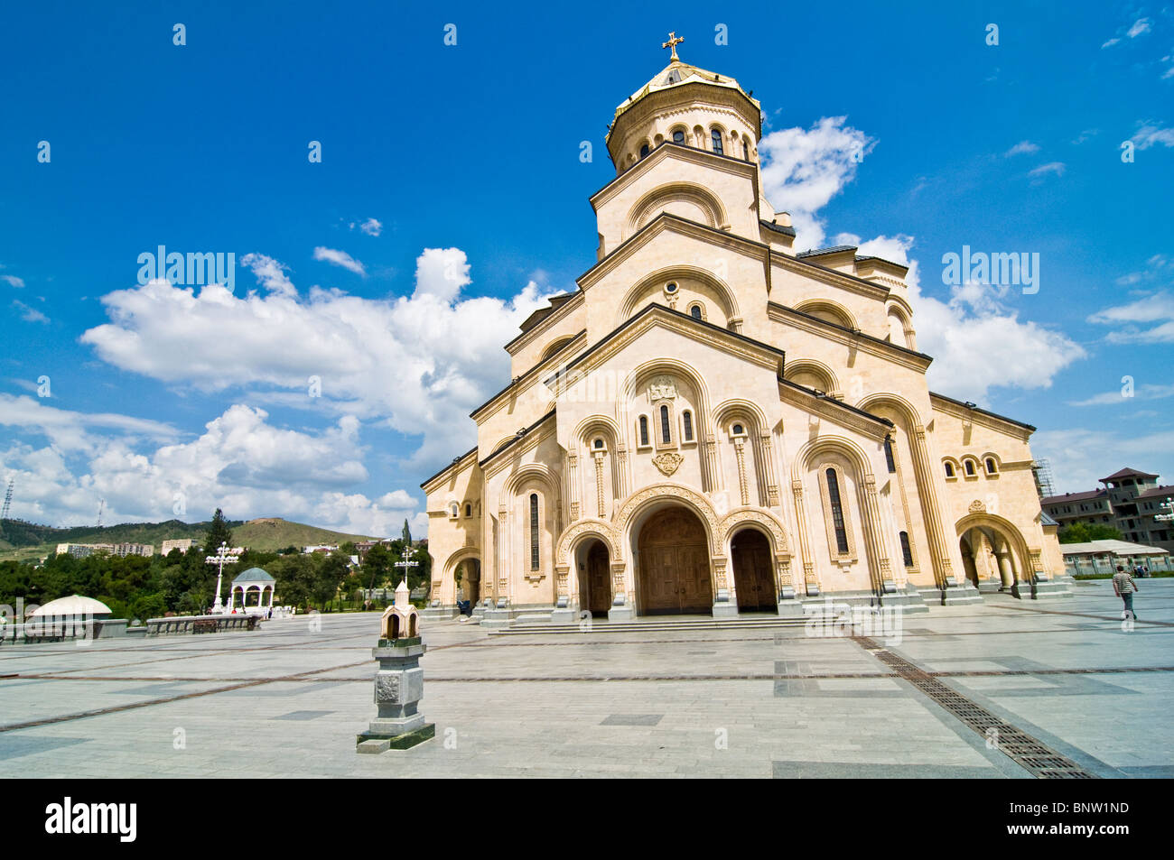 Sameba church and shrine in the front Stock Photo - Alamy