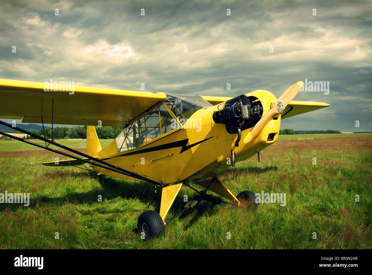Old czech propeller engine hi-res stock photography and images - Alamy