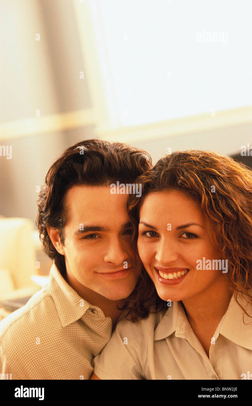 Portrait of a happy couple Stock Photo - Alamy