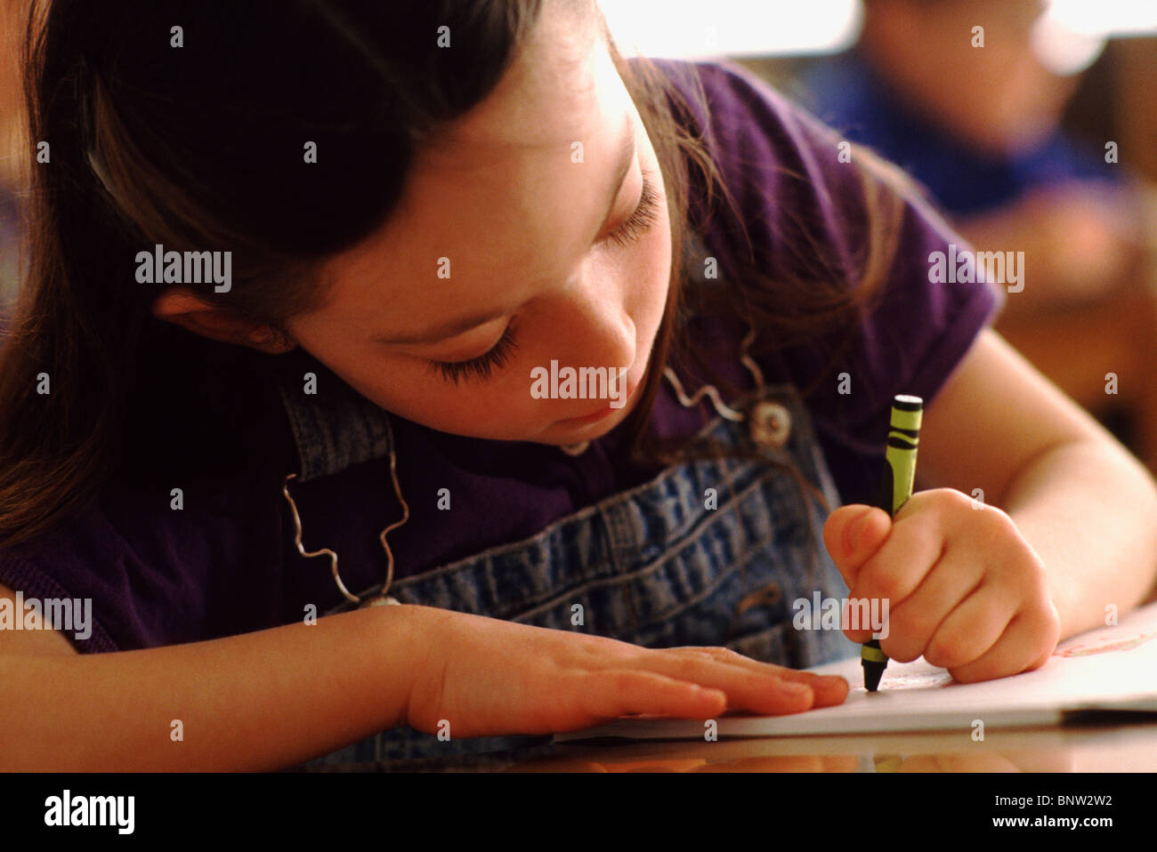 Green crayon hi-res stock photography and images - Alamy