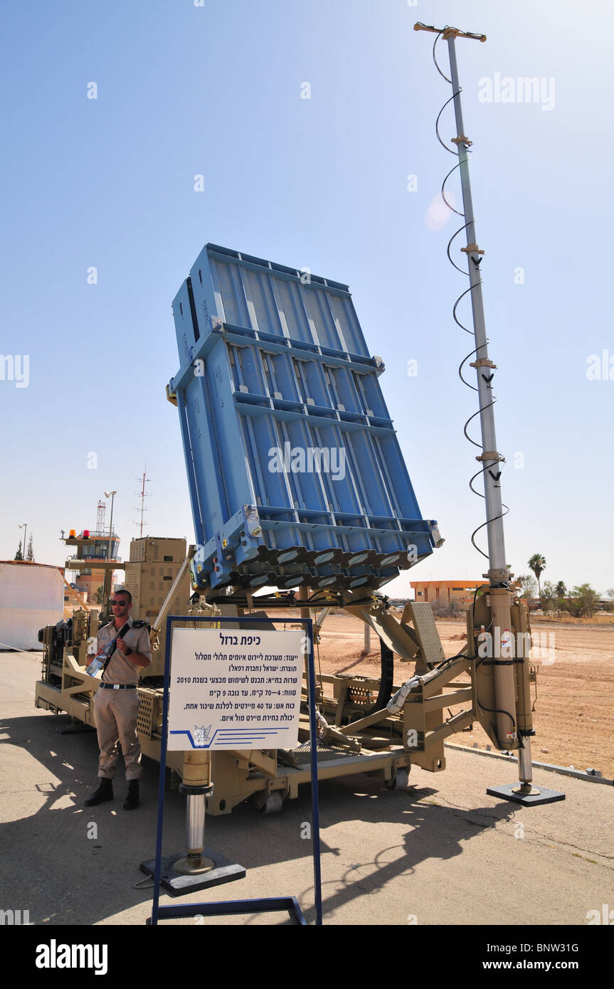 Iron Dome (Hebrew: Kipat Barzelý) is a mobile air defense system ...