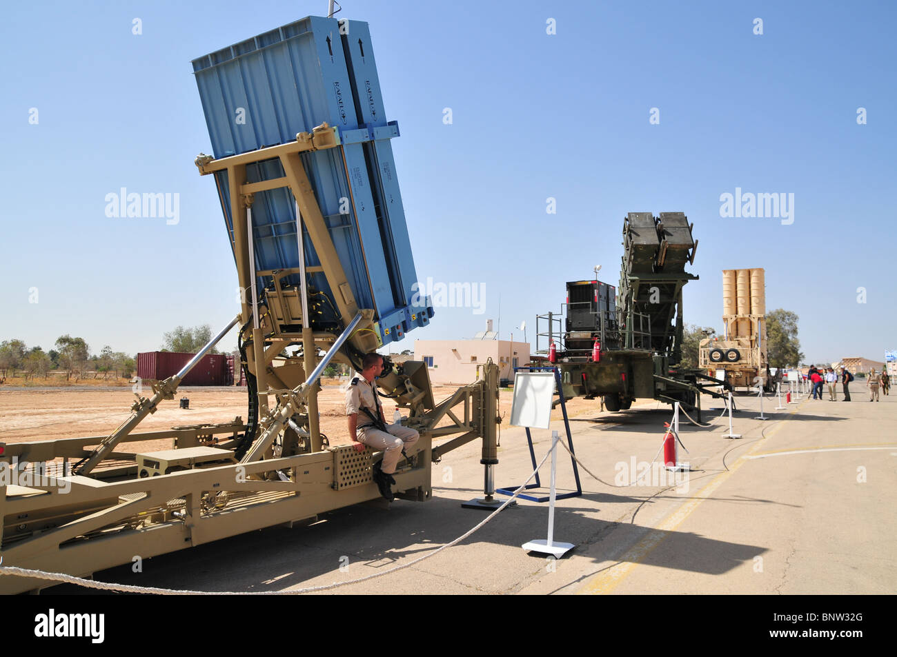 Iron Dome (Hebrew: Kipat Barzelý) is a mobile air defense system ...
