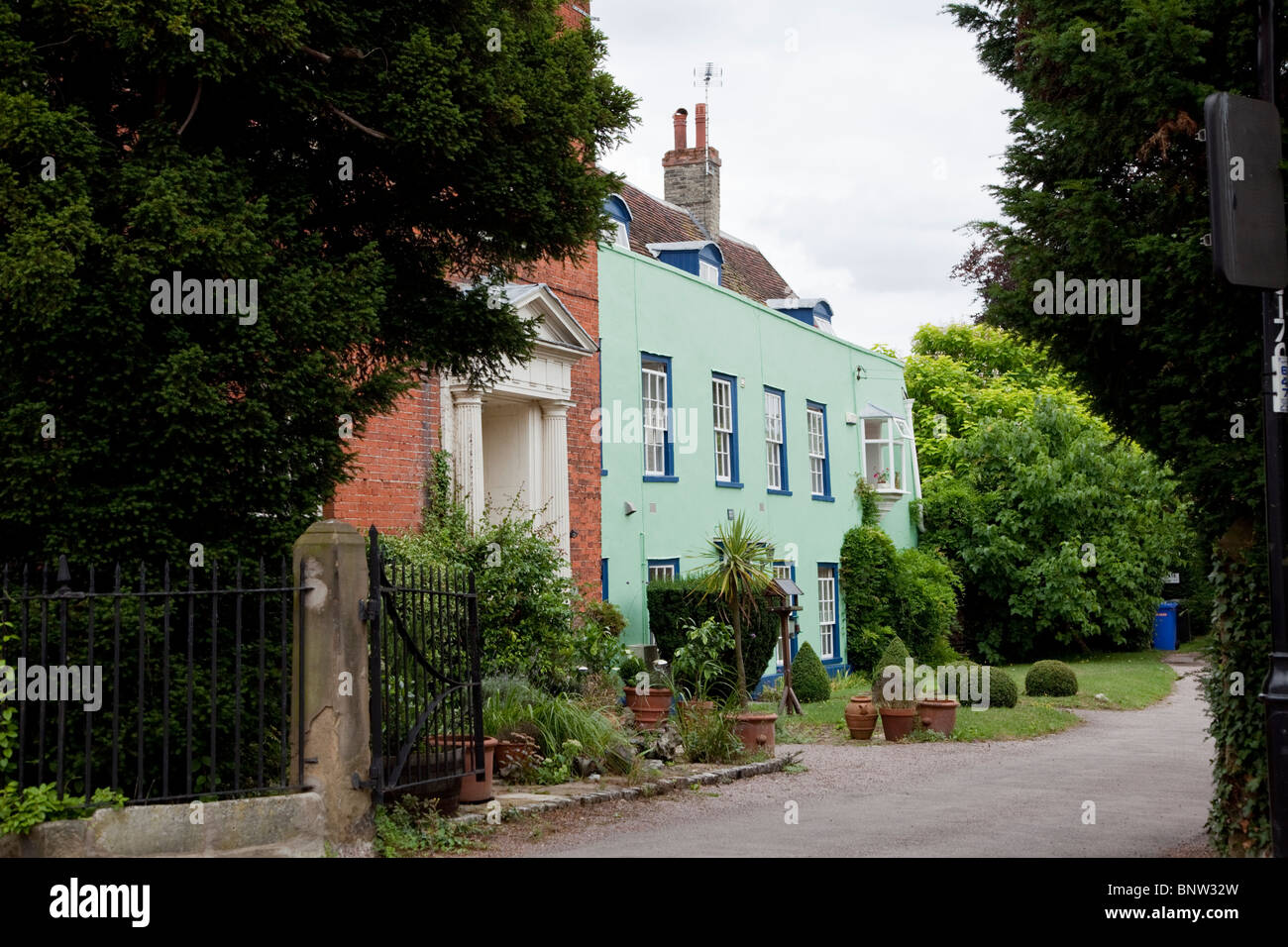 Georgian house in Bridge Street Bungay Suffolk Stock Photo - Alamy