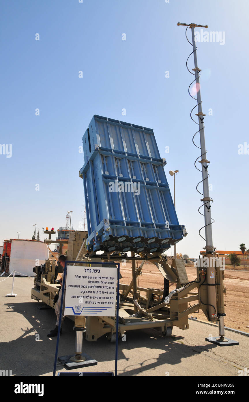 Iron Dome (Hebrew: Kipat Barzelý) is a mobile air defense system ...