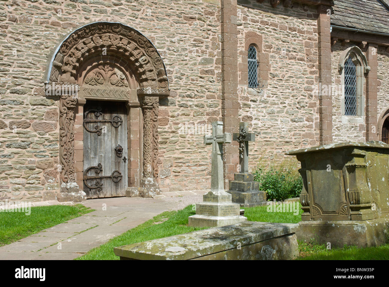 Kilpeck church herefordshire hi-res stock photography and images - Alamy