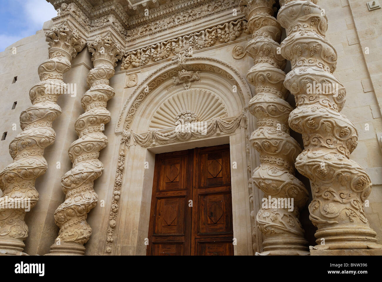 Palazzolo Acreide. Sicily. Italy. 18th C Chiesa dell'Annunziata Stock ...