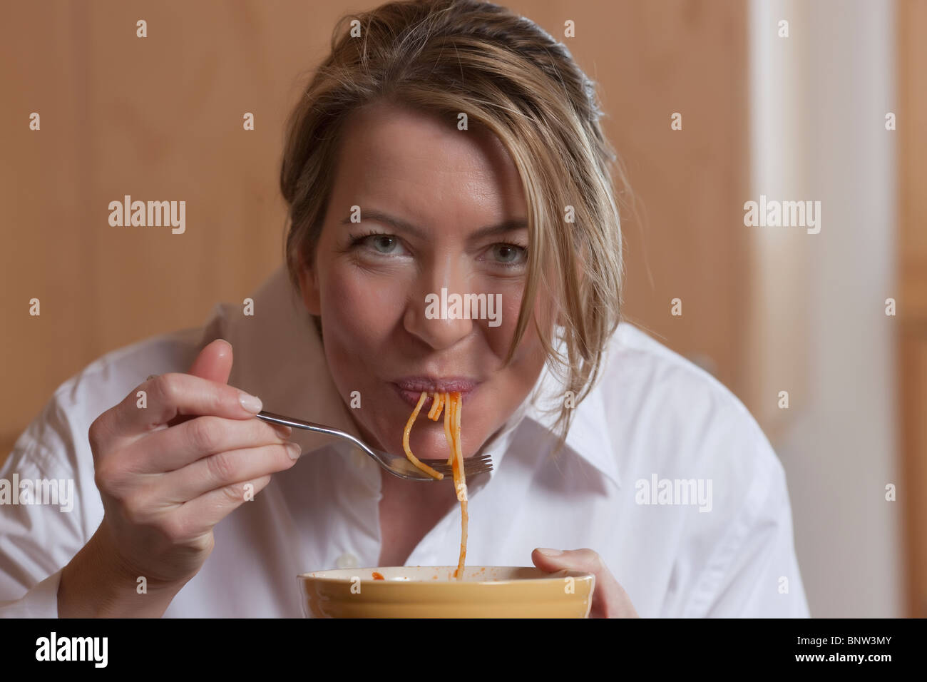 Eating pastas hi-res stock photography and images - Alamy