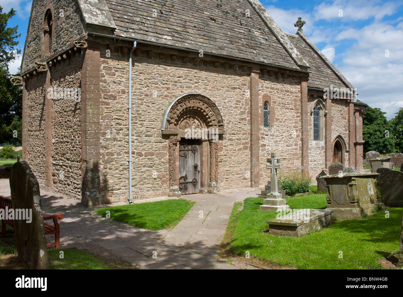 Kilpeck Church, Herefordshire, England UK Stock Photo - Alamy
